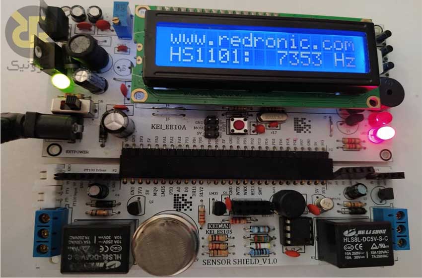 راه اندازی سنسور دیجیتال رطوبت HS1101 با AVR WIZARD - دانشنامه ردرونیک