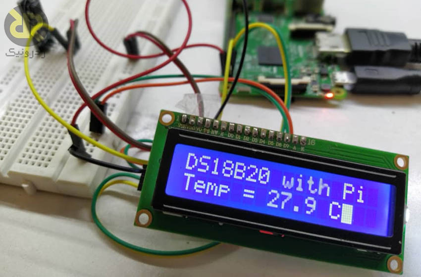 راه اندازی سنسور دما DS18B20 به زبان پایتون - دانشنامه ردرونیک